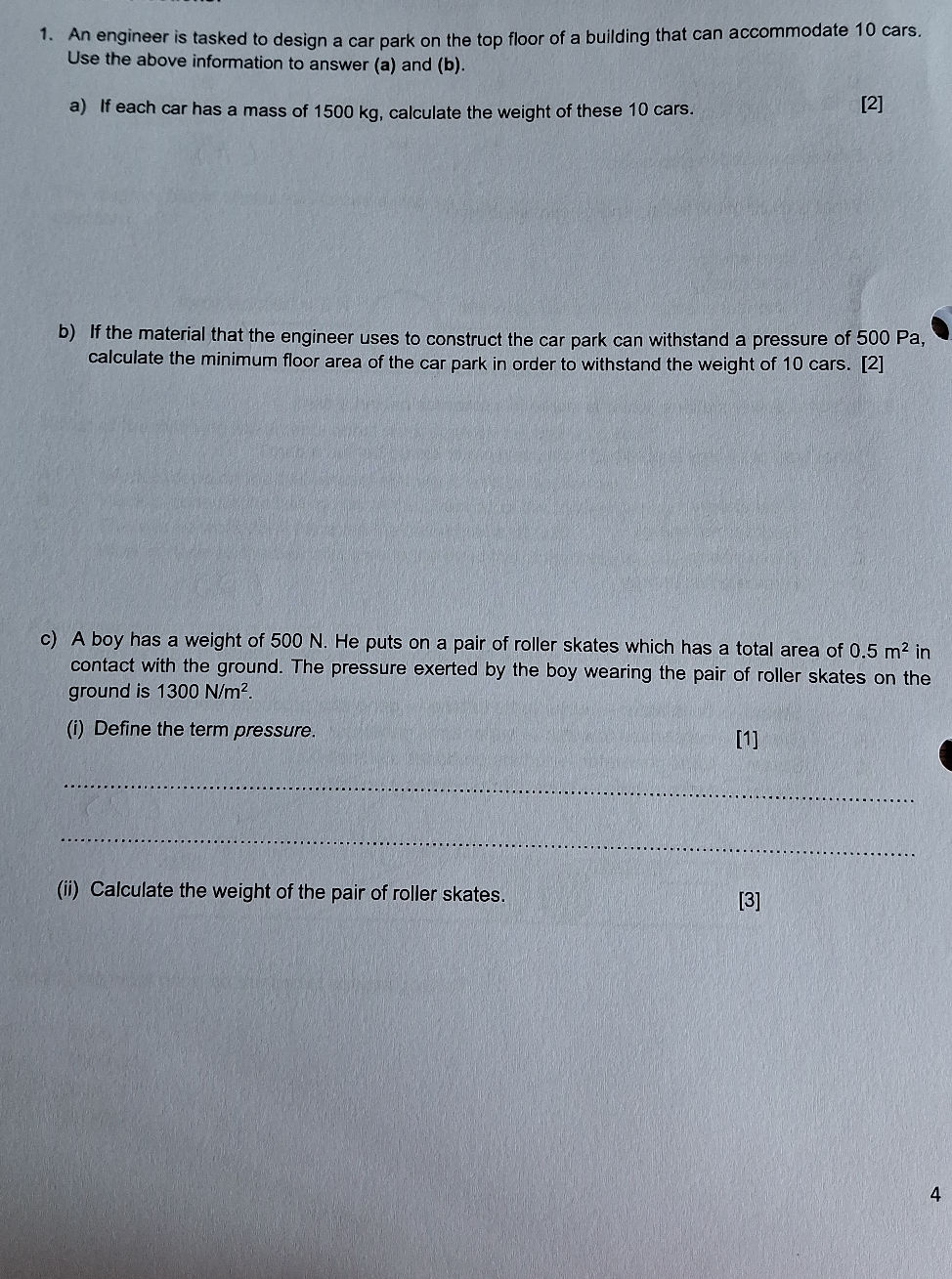 1. An engineer is tasked to design a car | StudyX