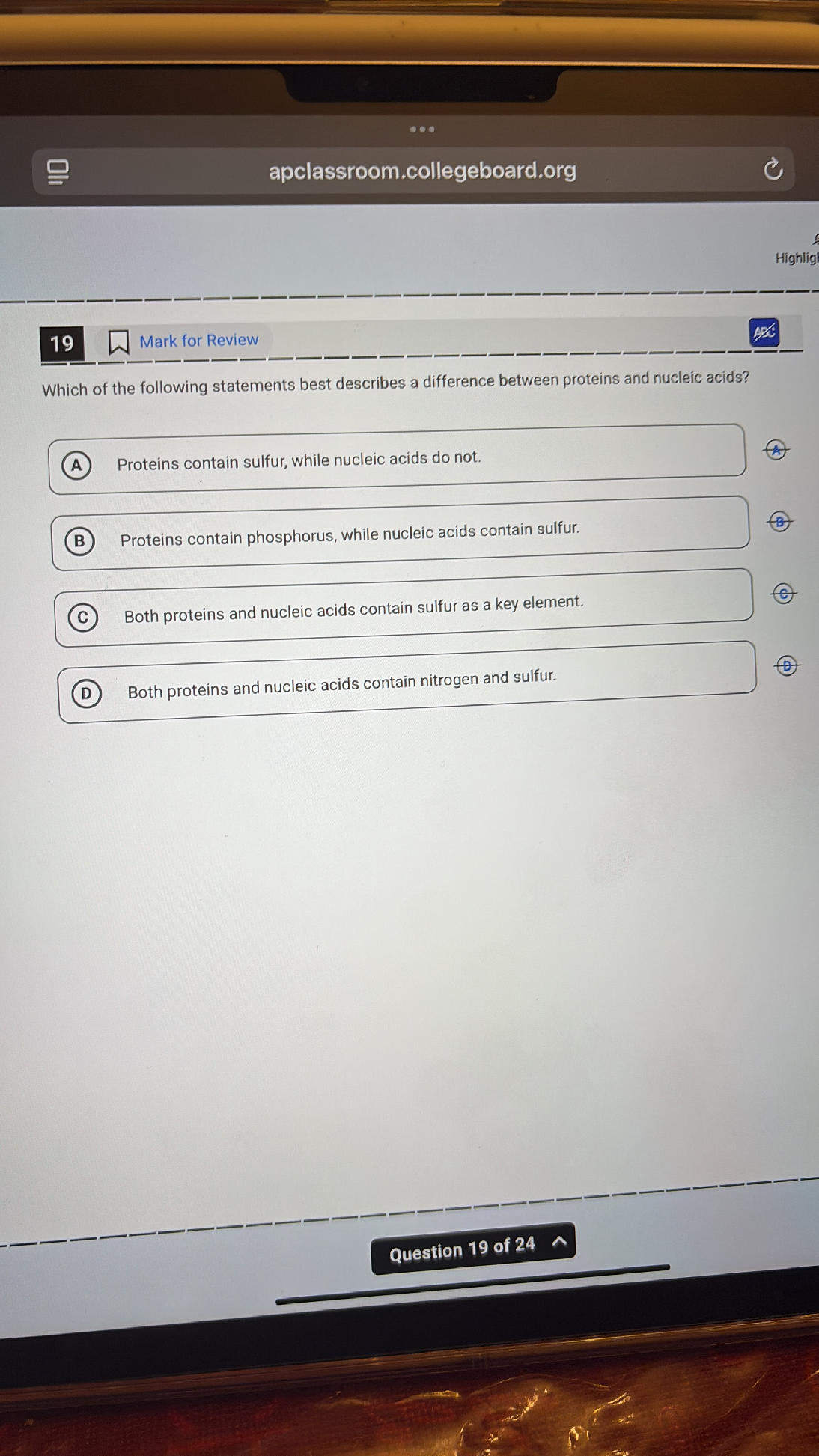 Which of the following statements best | StudyX