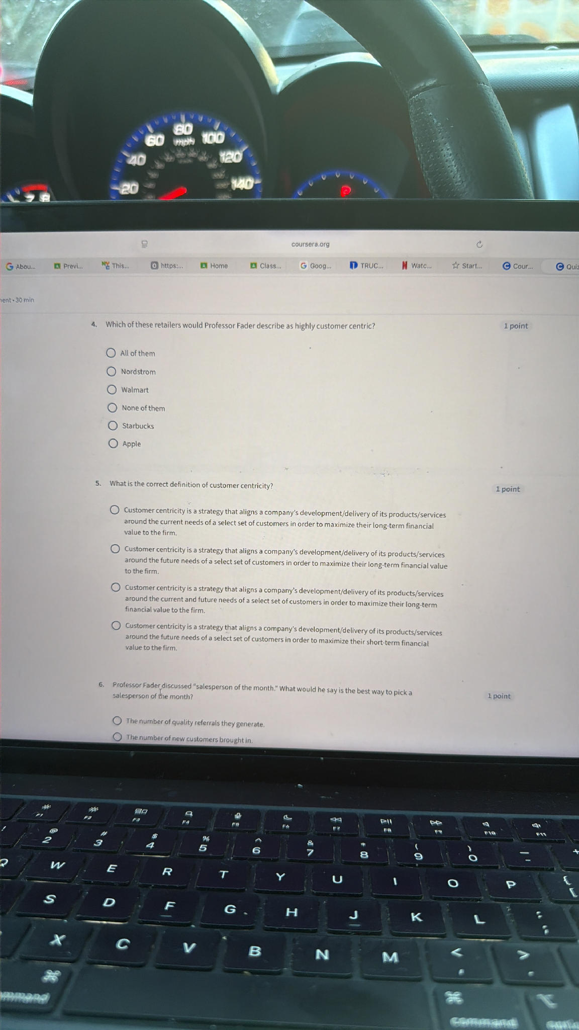 What is the correct definition of customer | StudyX