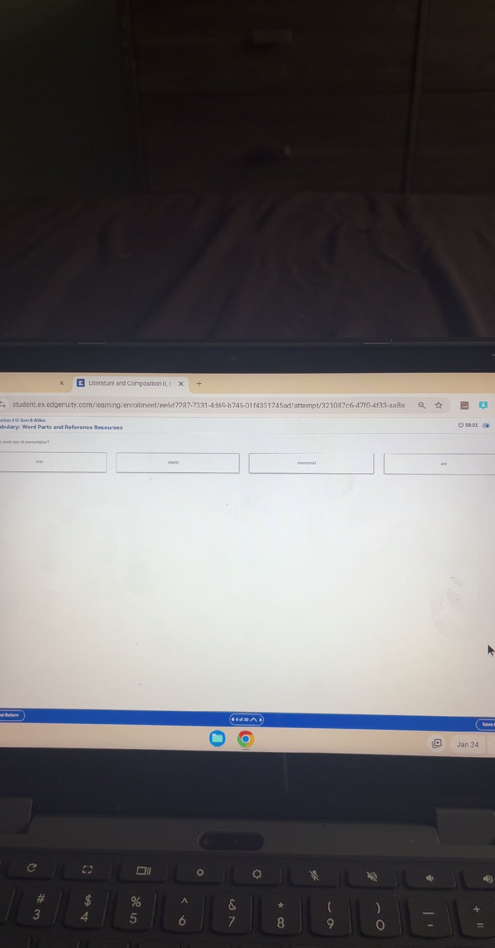 What is the word root of memorialize? me- | StudyX