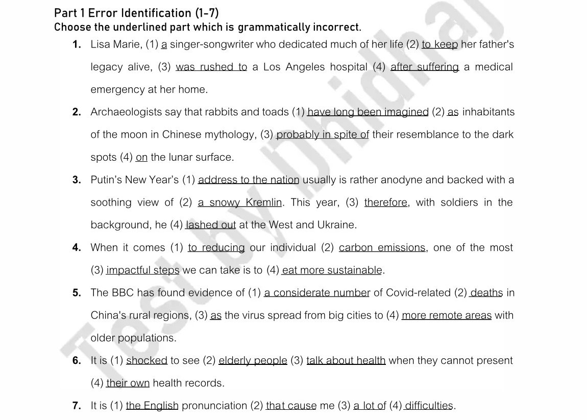 Lisa Marie, (1) a singer-songwriter who | StudyX