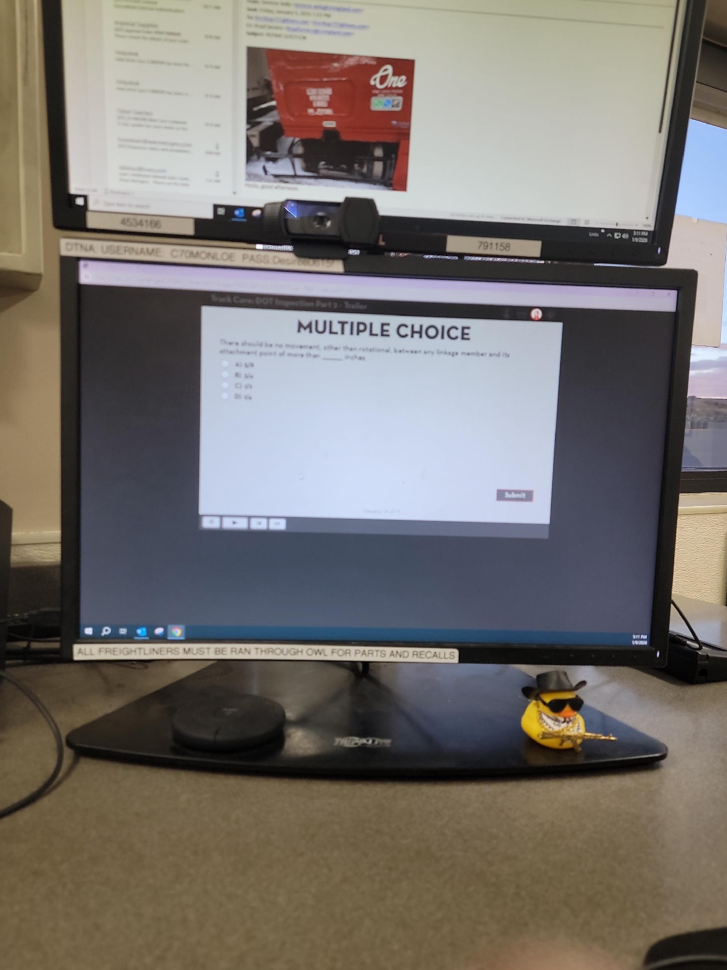 Truck Care: DOT Inspection Part 2 - Trailer | StudyX