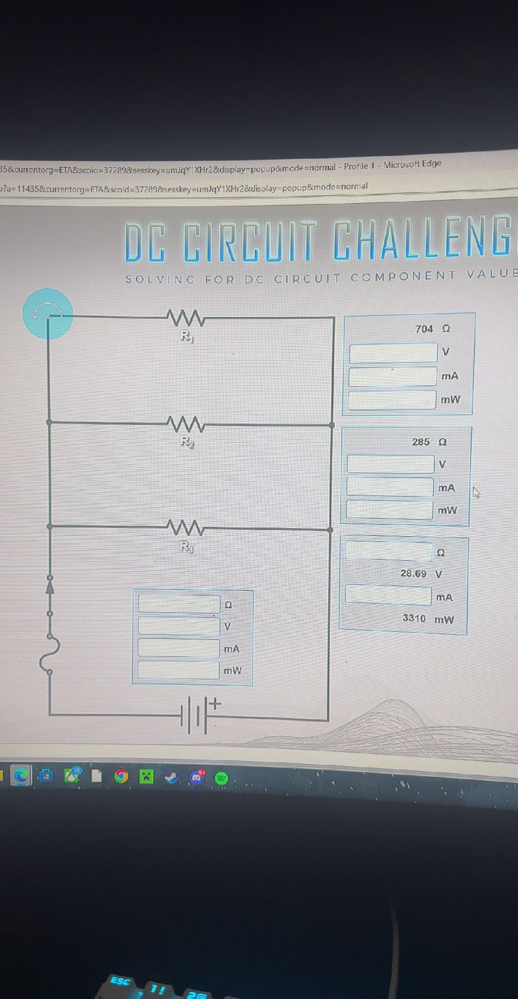 DC CIRCUIT CHALLENGE SOLVING FOR DC CIRCUIT | StudyX