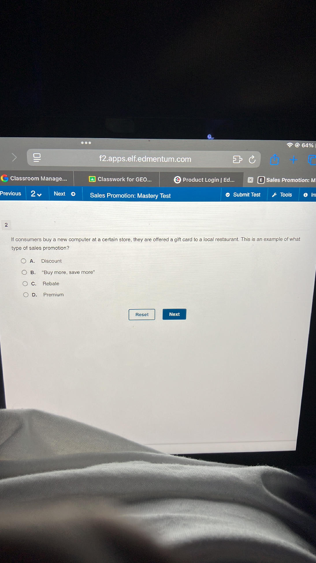 If consumers buy a new computer at a certain | StudyX