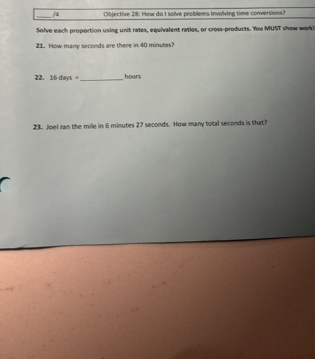 Objective 28: How do I solve problems | StudyX