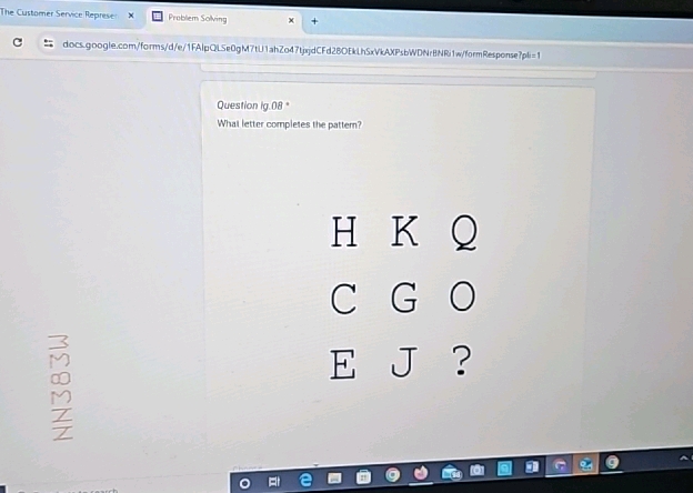 The Customer Senice Represe Problem Solving | StudyX