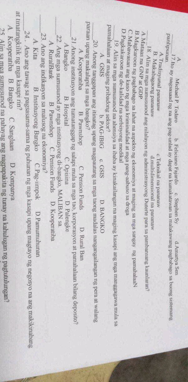 A Michael P Todaro qquad 17 Ito ay | StudyX