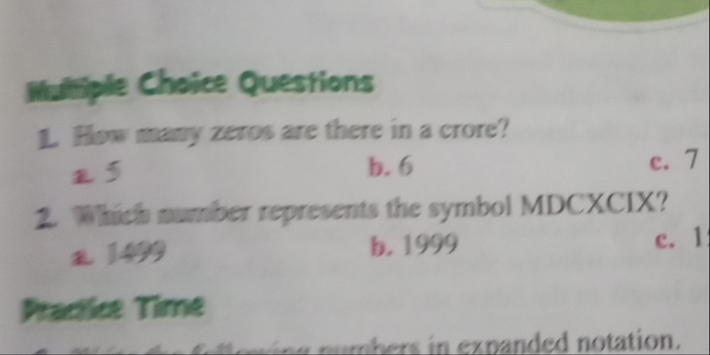 Whitiple Choice Questions 1 How many zeros | StudyX