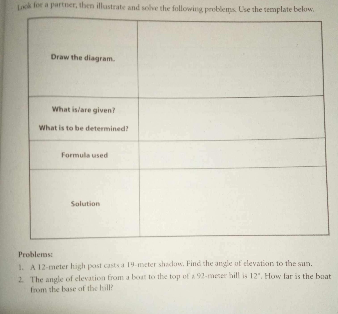 Look for a partner then illustrate and | StudyX