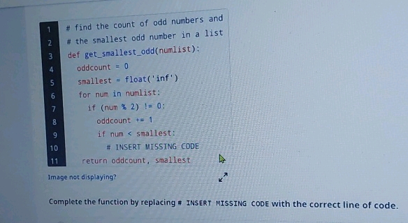 1 find the count of odd numbers and the | StudyX