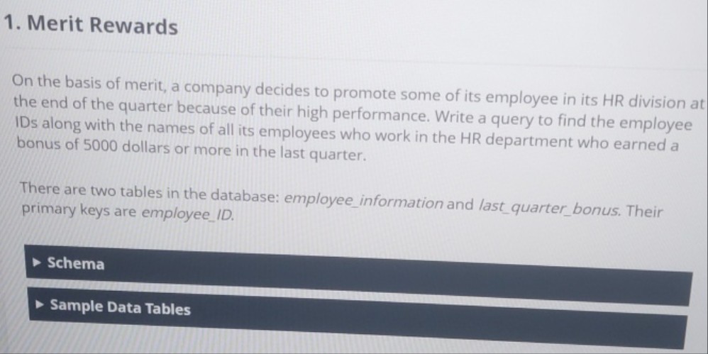 1 Merit Rewards On the basis of merit a | StudyX