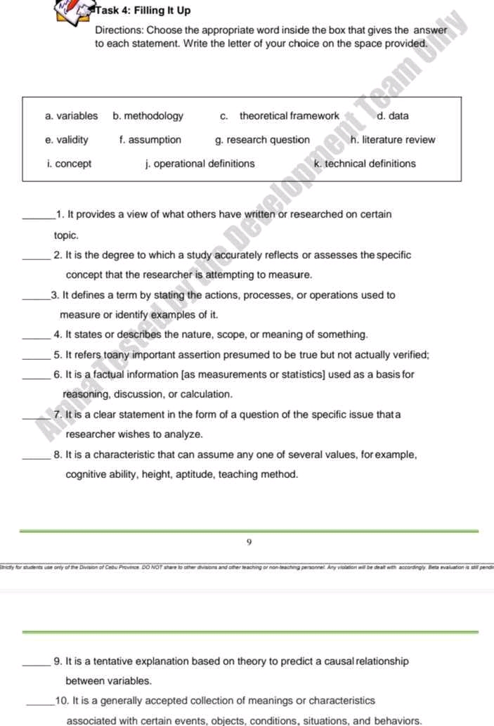 Task 4 Filling It Up Directions Choose the | StudyX