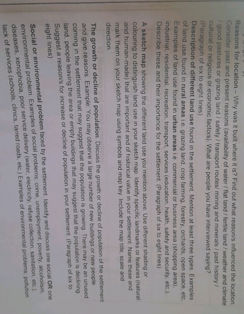 Reasons for location - Why was it built | StudyX