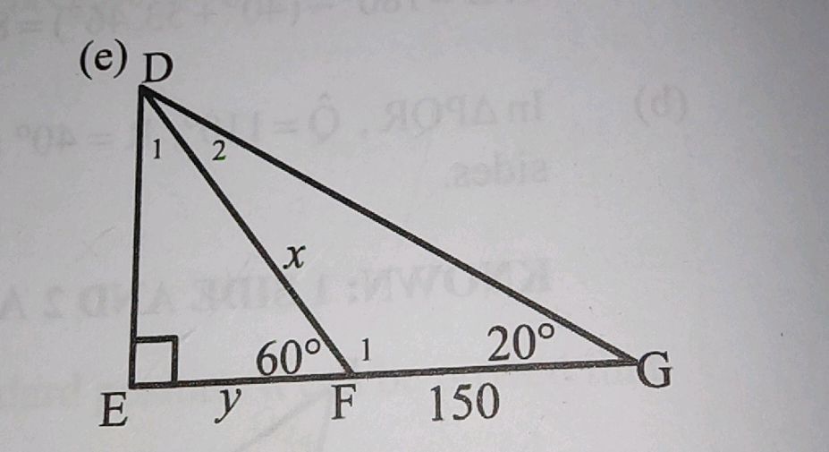 The image shows a diagram with triangles and | StudyX
