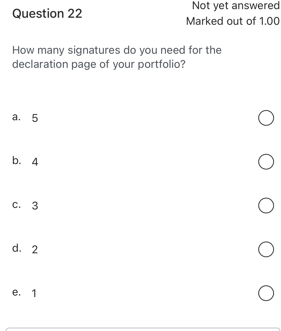 How many signatures do you need for the | StudyX