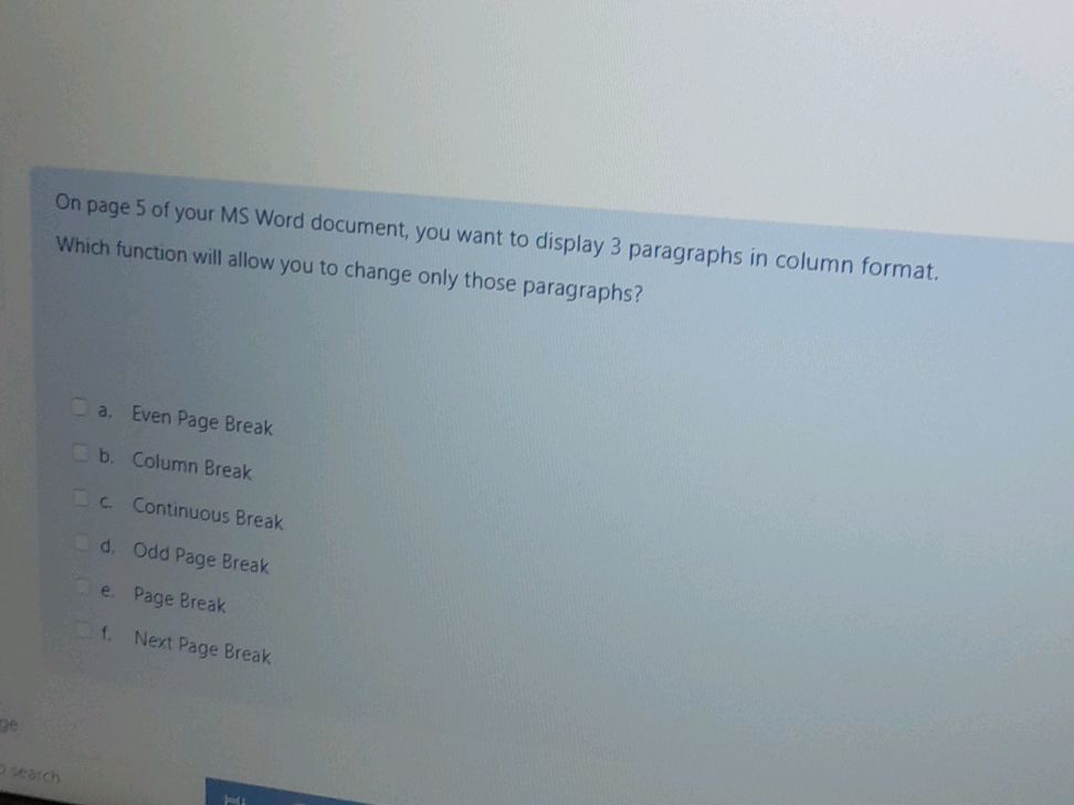On page 5 of your MS Word document, you want | StudyX