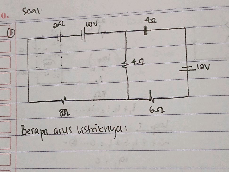 Menghitung Arus Listrik pada Rangkaian | StudyX
