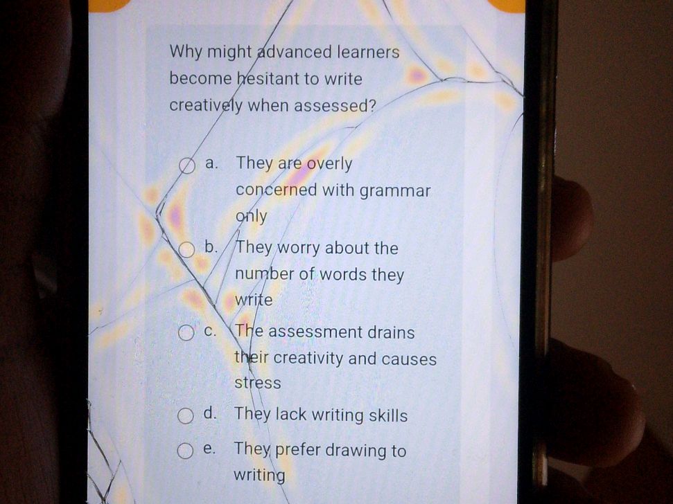 Why might advanced learners become hesitant | StudyX