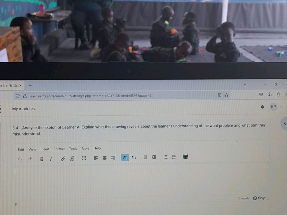 4 Analyse the sketch of Learner A. Explain