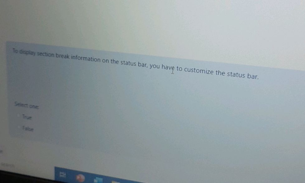 To display section break information on the | StudyX