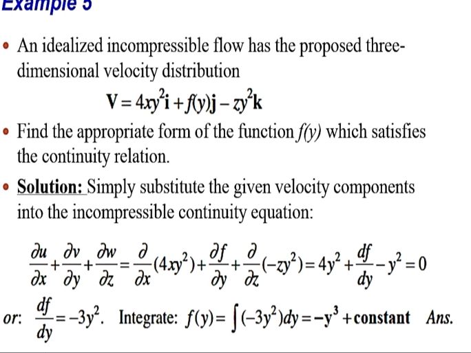- An idealized incompressible flow has the | StudyX