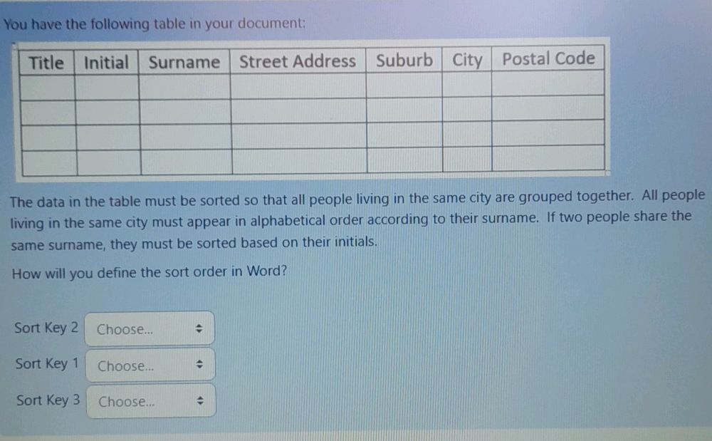 You have the following table in your | StudyX