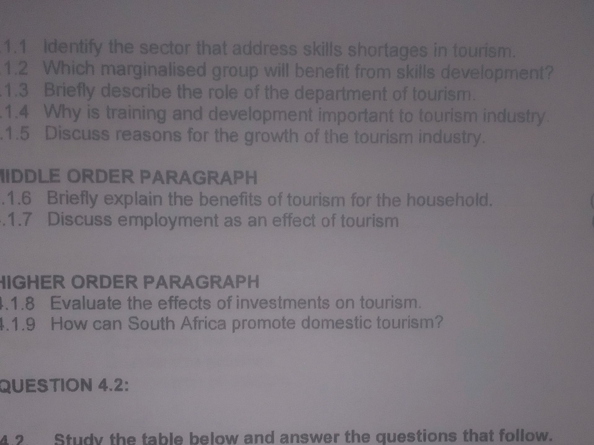 1.1 Identify the sector that address skills | StudyX