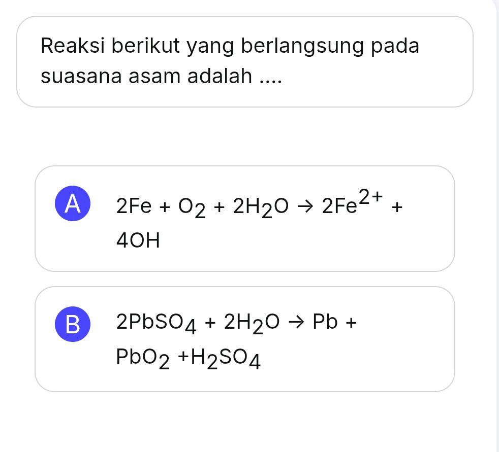 Reaksi berikut yang berlangsung pada suasana | StudyX