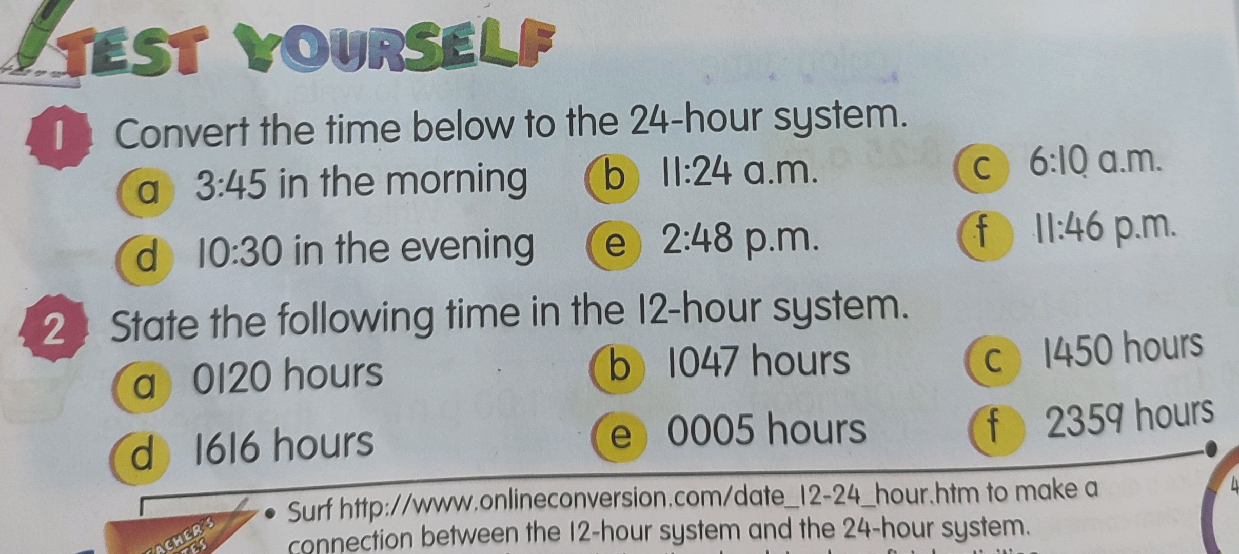 Convert the time below to the 24-hour