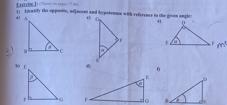Exercise 1: (Theory on pages 77-80) 1) | StudyX