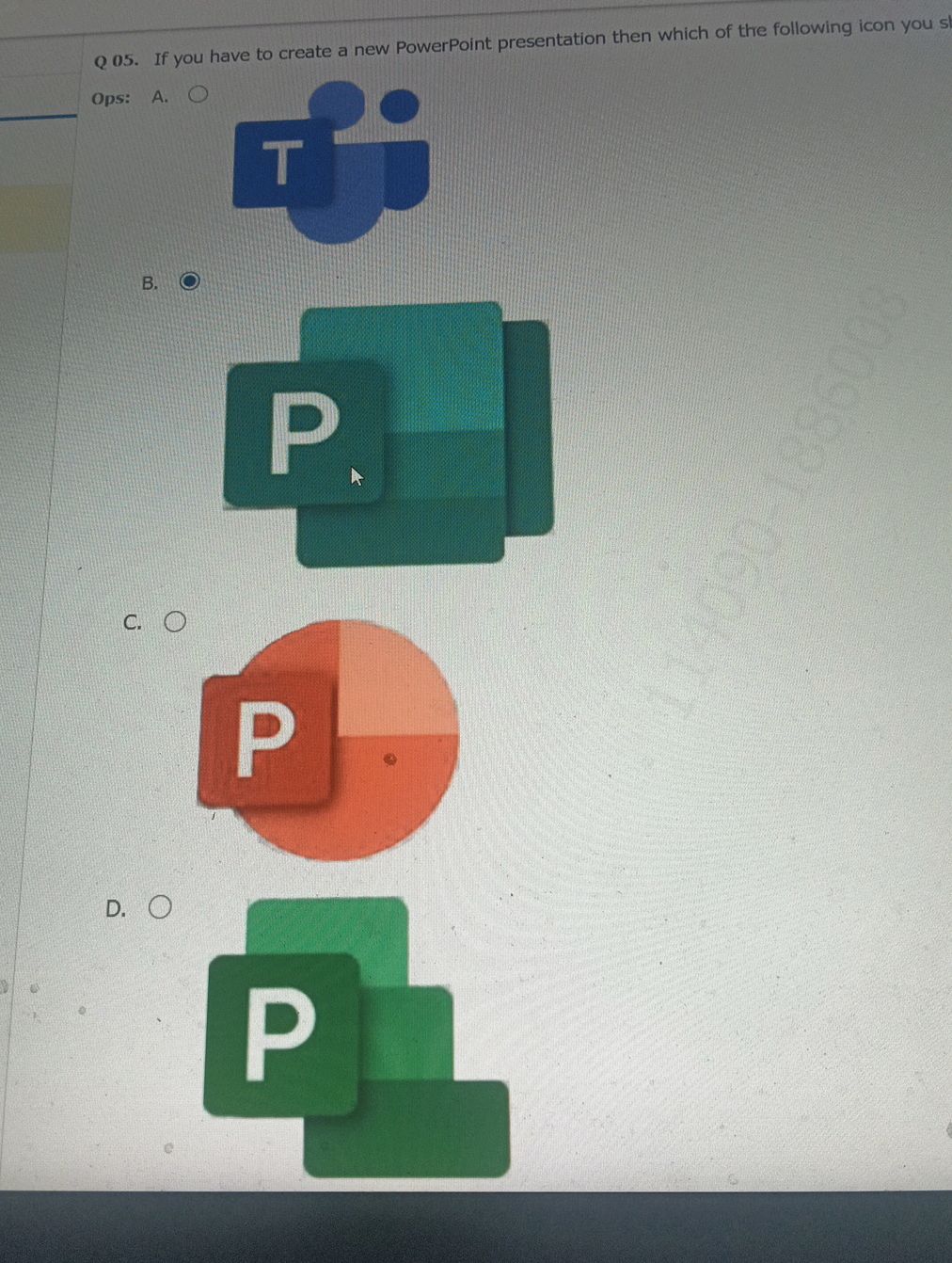 Q 05. If you have to create a new PowerPoint | StudyX