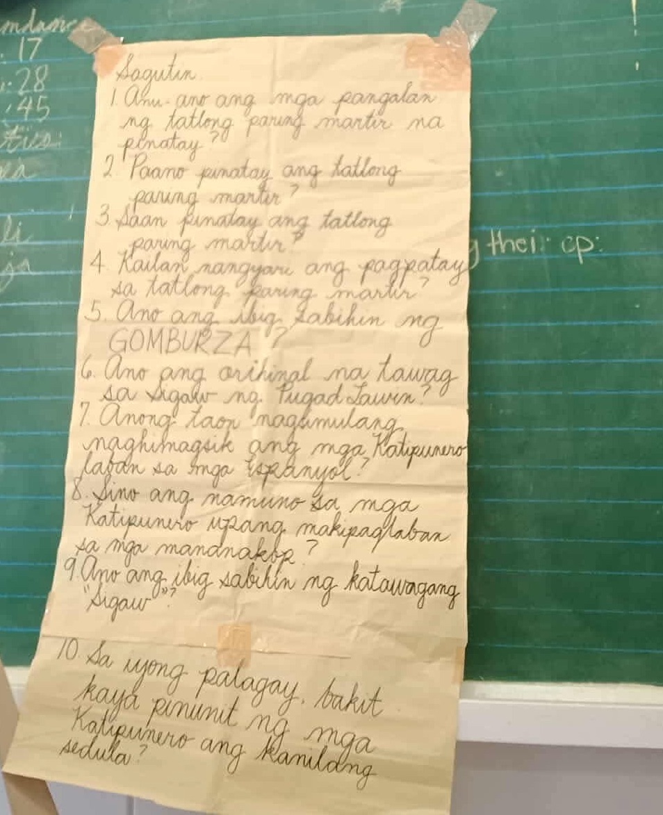 Sagutin 1. Anu-ano ang mga pangalan ng | StudyX