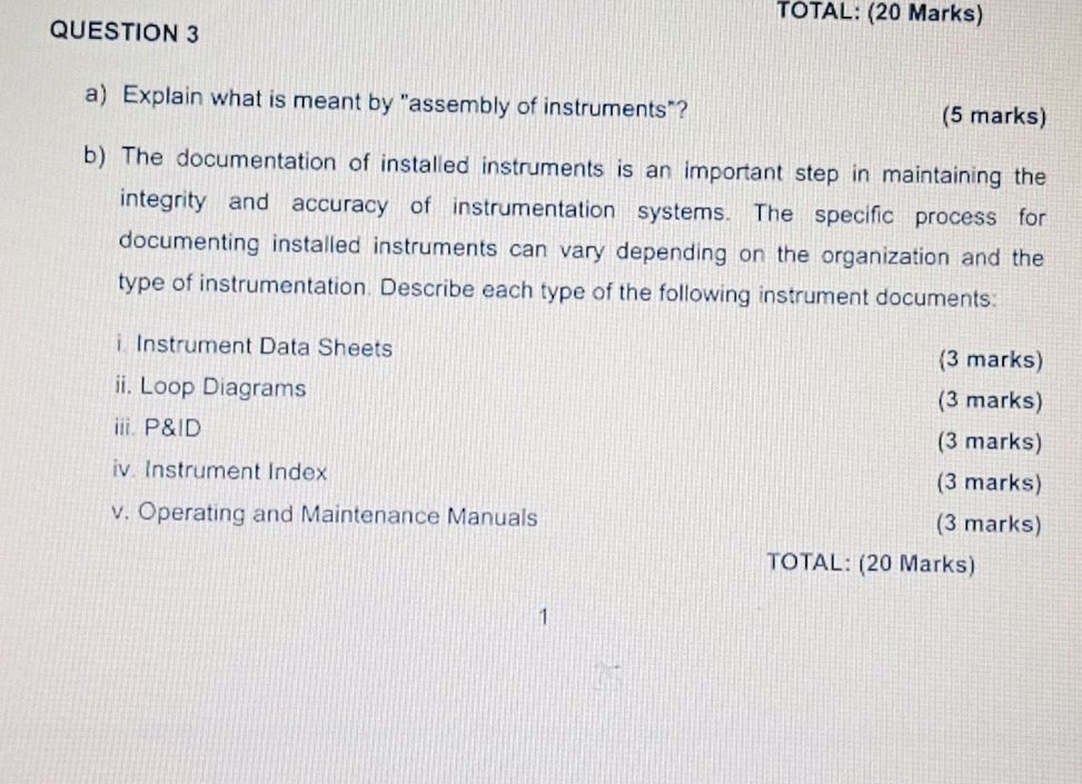 QUESTION 3 a) Explain what is meant by | StudyX