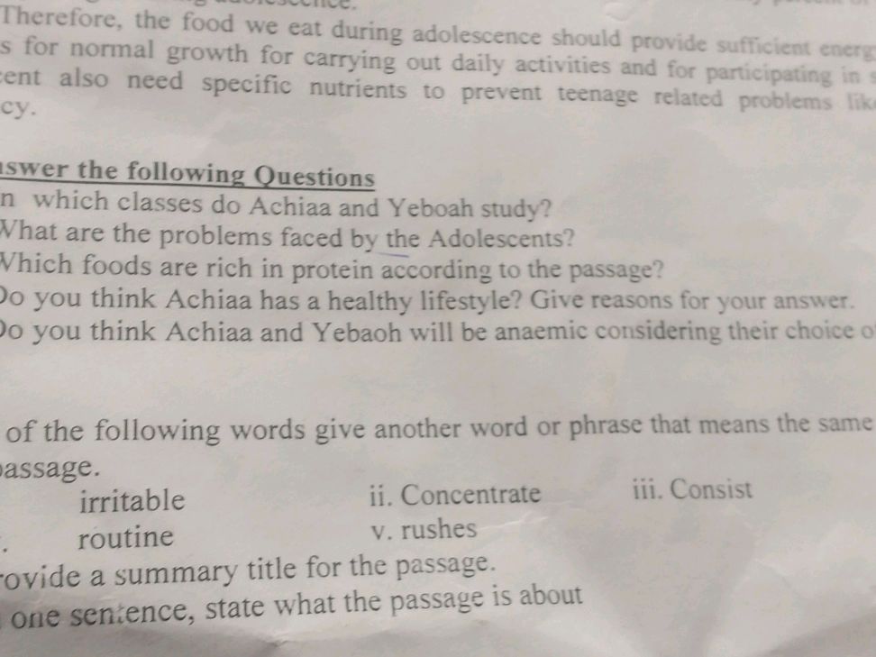 Answer the following Questions 1. In which | StudyX