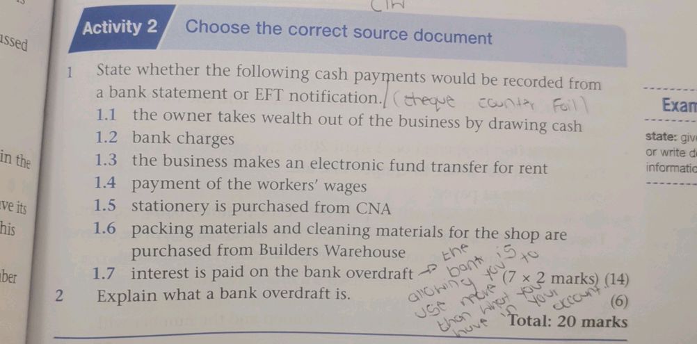 Activity 2 Choose the correct source | StudyX