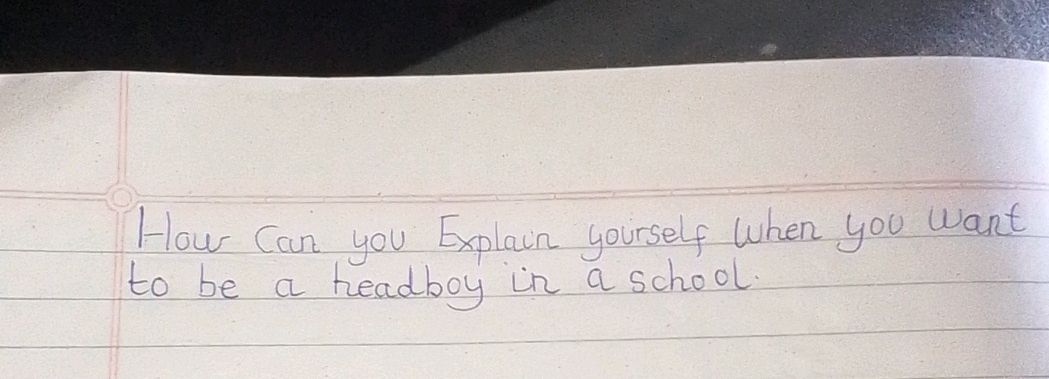How can you Explain yourself when you want | StudyX