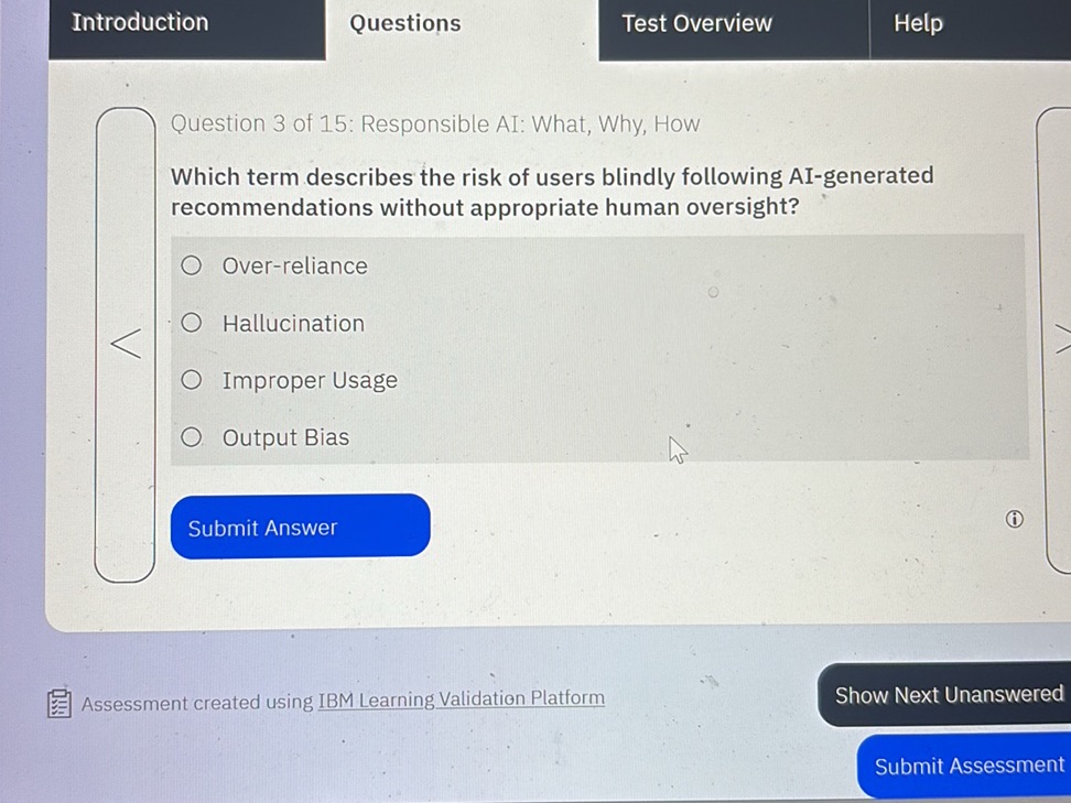 Introduction Questions Test Overview Help | StudyX
