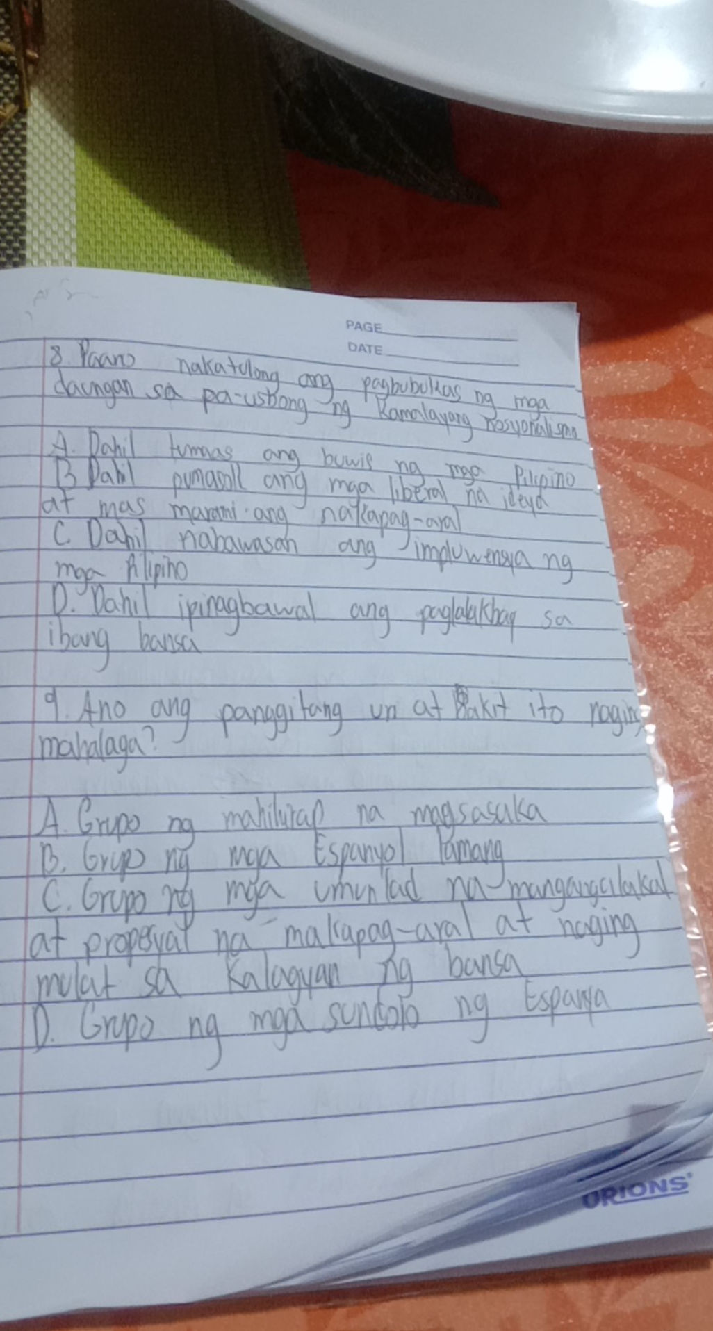 Paano nakatulong ang pagbubukas ng daungan | StudyX