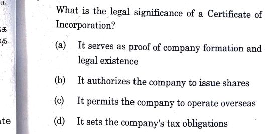 What is the legal significance of a | StudyX