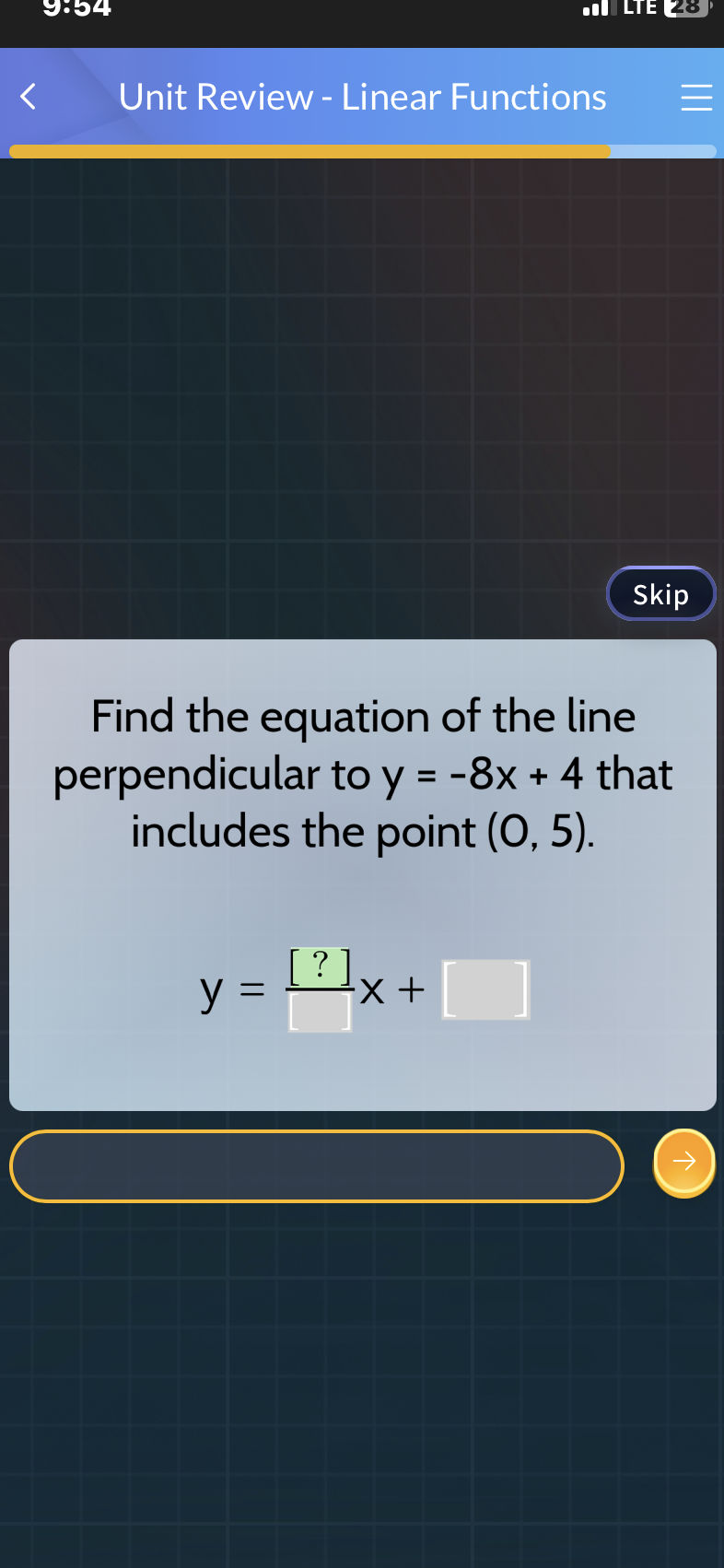 Find the equation of the line perpendicular | StudyX