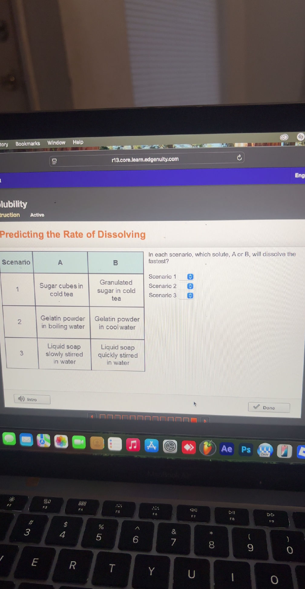 Predicting the Rate of Dissolving | | StudyX
