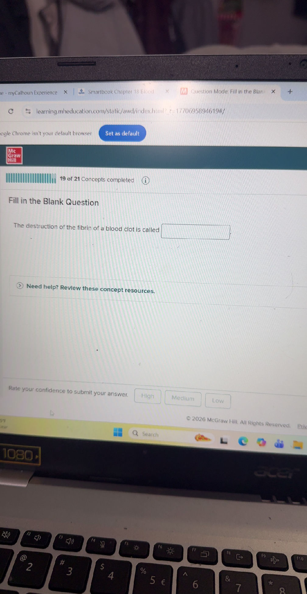 Fill in the Blank Question The destruction | StudyX