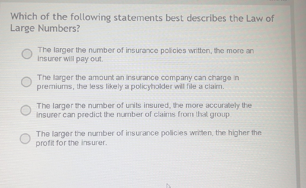 Which of the following statements best