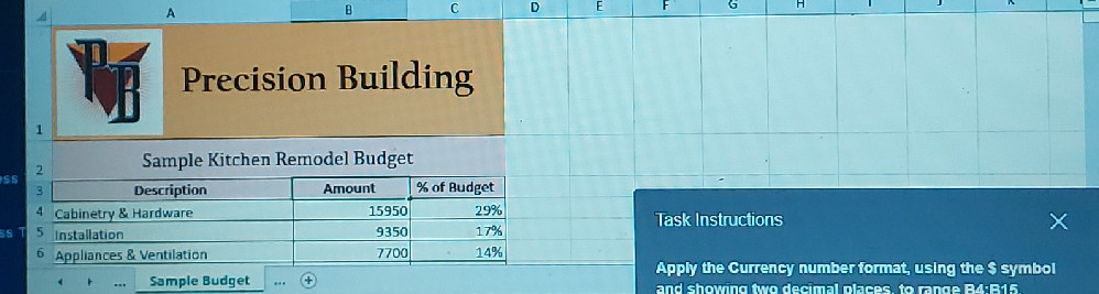 Task Instructions Apply the Currency number | StudyX