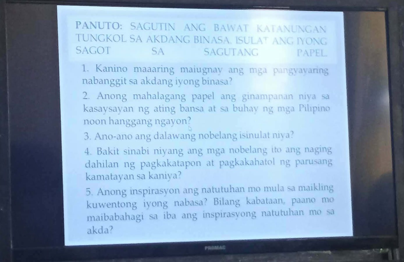 PANUTO: SAGUTIN ANG BAWAT KATANUNGAN TUNGKOL | StudyX