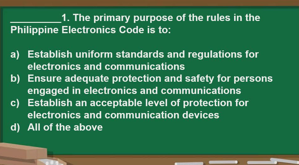 1. The primary purpose of the rules in the | StudyX