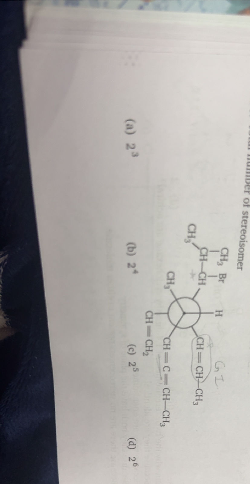 Here is the original image: (a) 23 CH3 Br H | StudyX