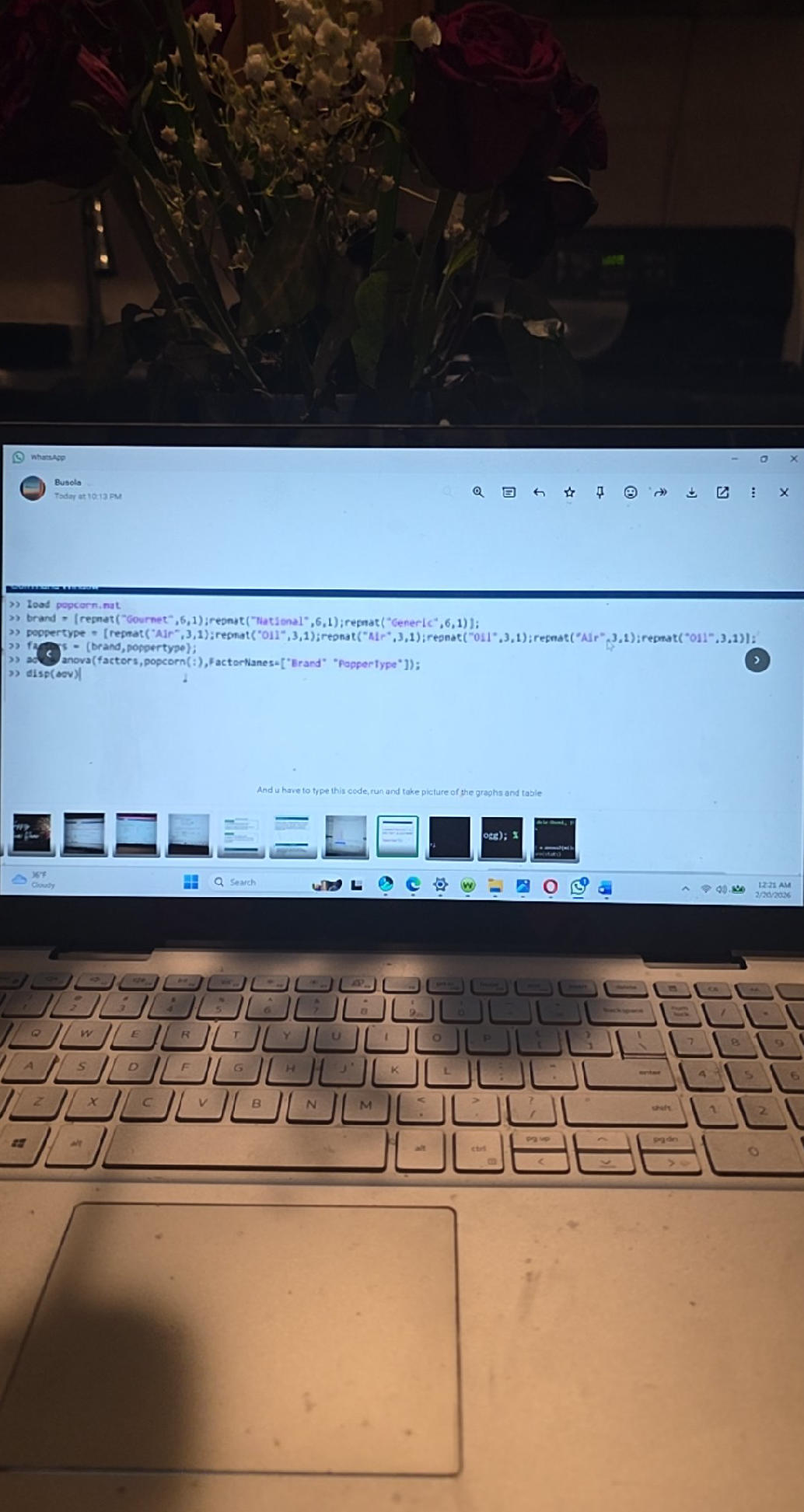 And u have to type this code, run and take | StudyX
