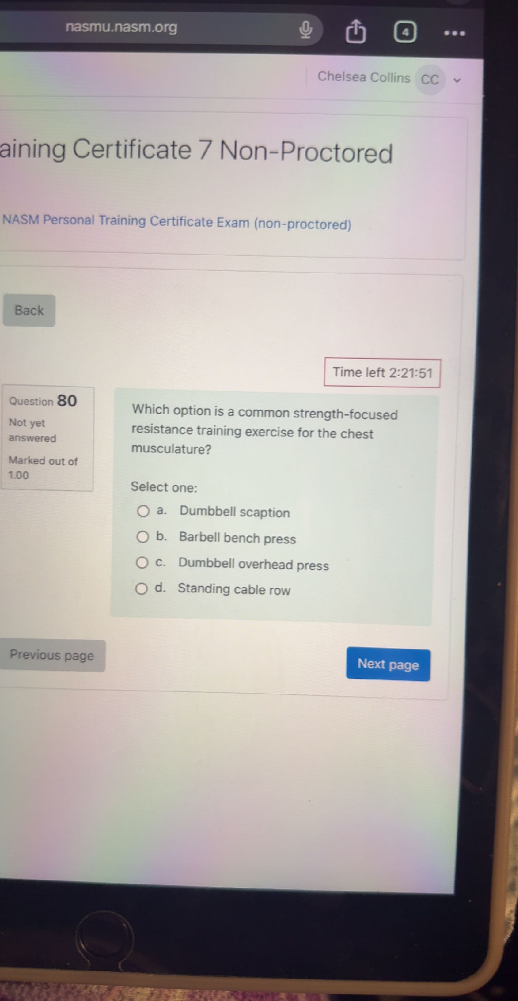 Which option is a common strength-focused | StudyX