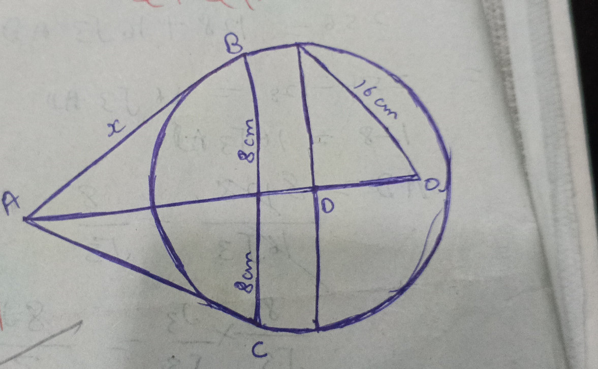 In the given figure, ABCD is a cyclic | StudyX